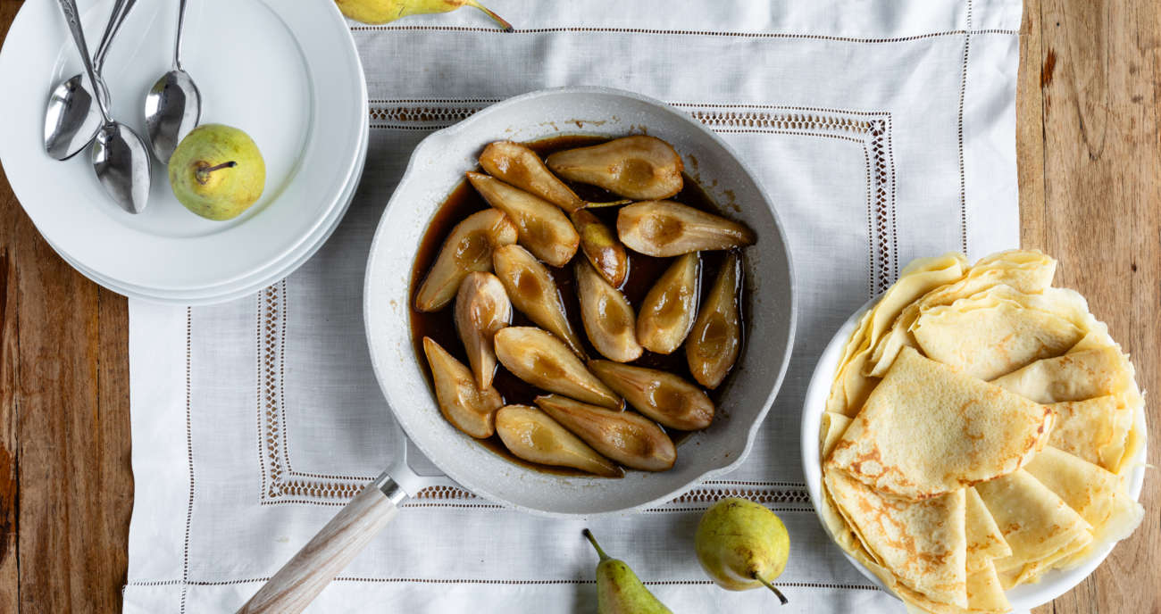 Pears Foster Crepes - Superfresh Growers