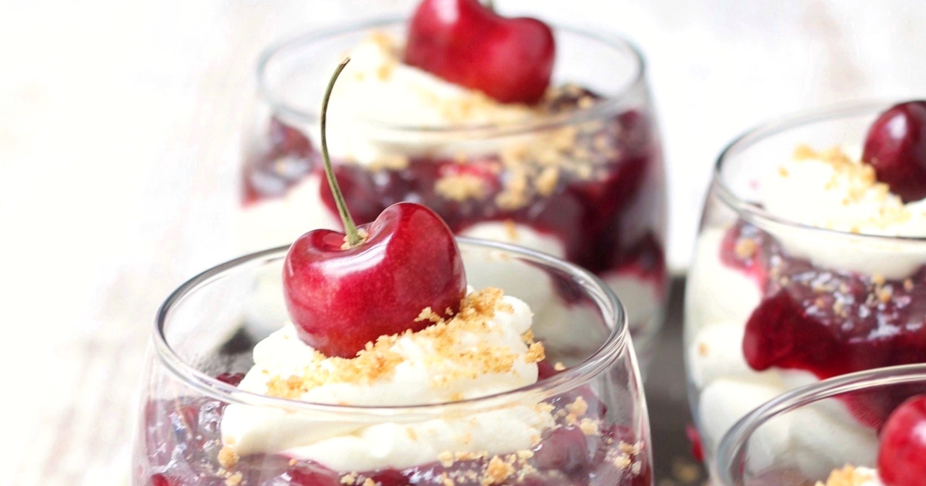 Cherry Cheesecake Parfaits - Superfresh Growers