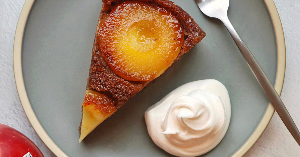 Apple Pecan Upside Down Cake - Superfresh Growers