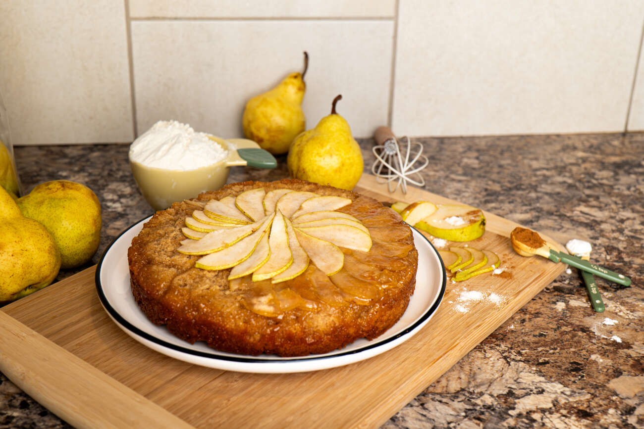 Maple Pear Upside-Down Cake - Superfresh Growers
