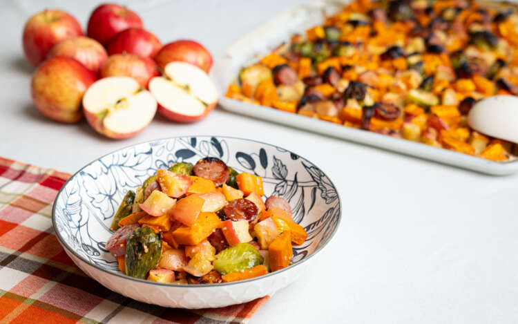 Quick Apple & Sausage Sheet Pan Meal - Superfresh Growers
